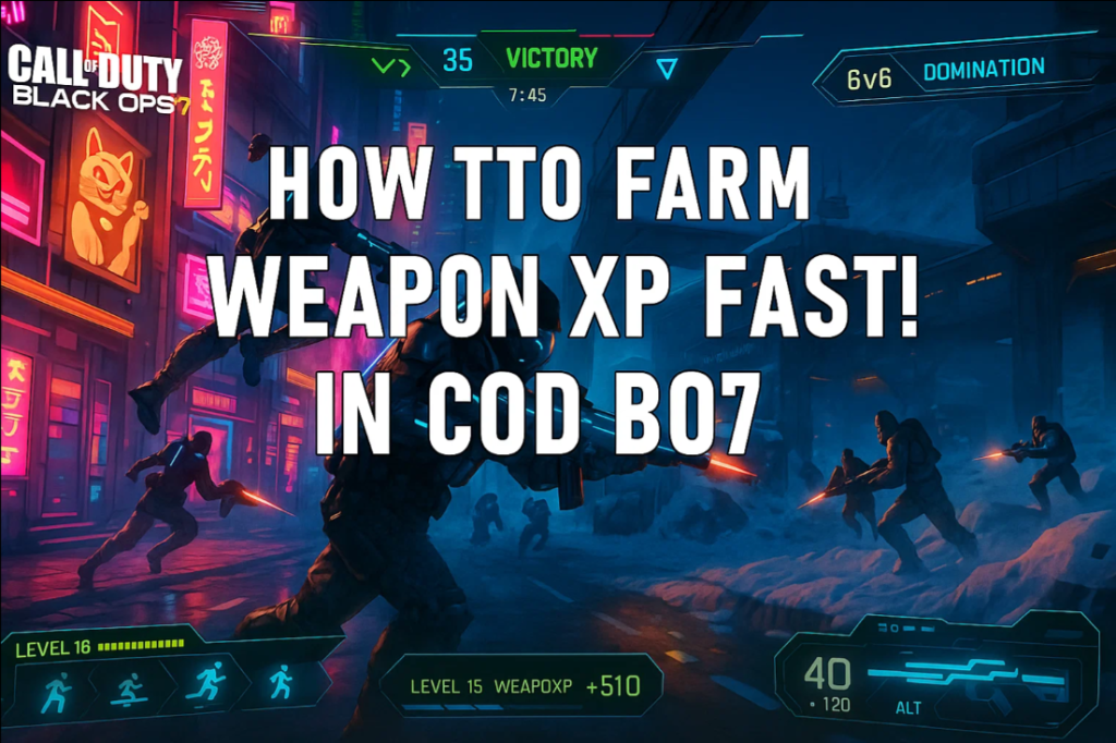 How to Farm Weapon XP Fast in CoD BO7: Ultimate Guide for Multiplayer ...